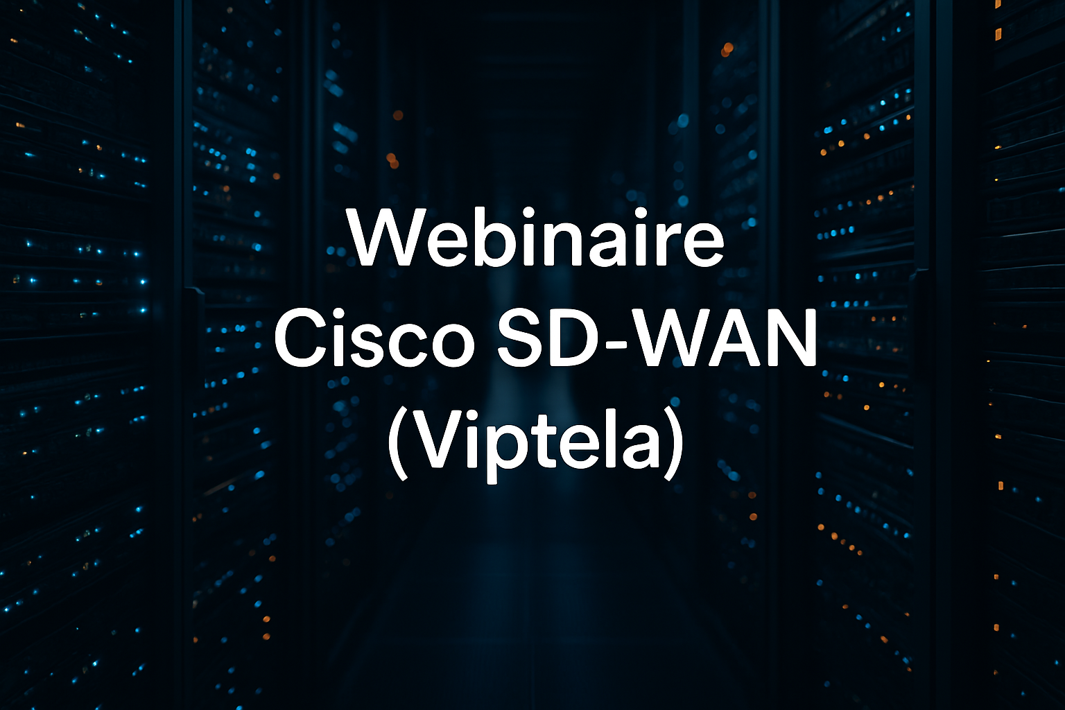 Webinaire - Cisco SD-WAN (Viptela)