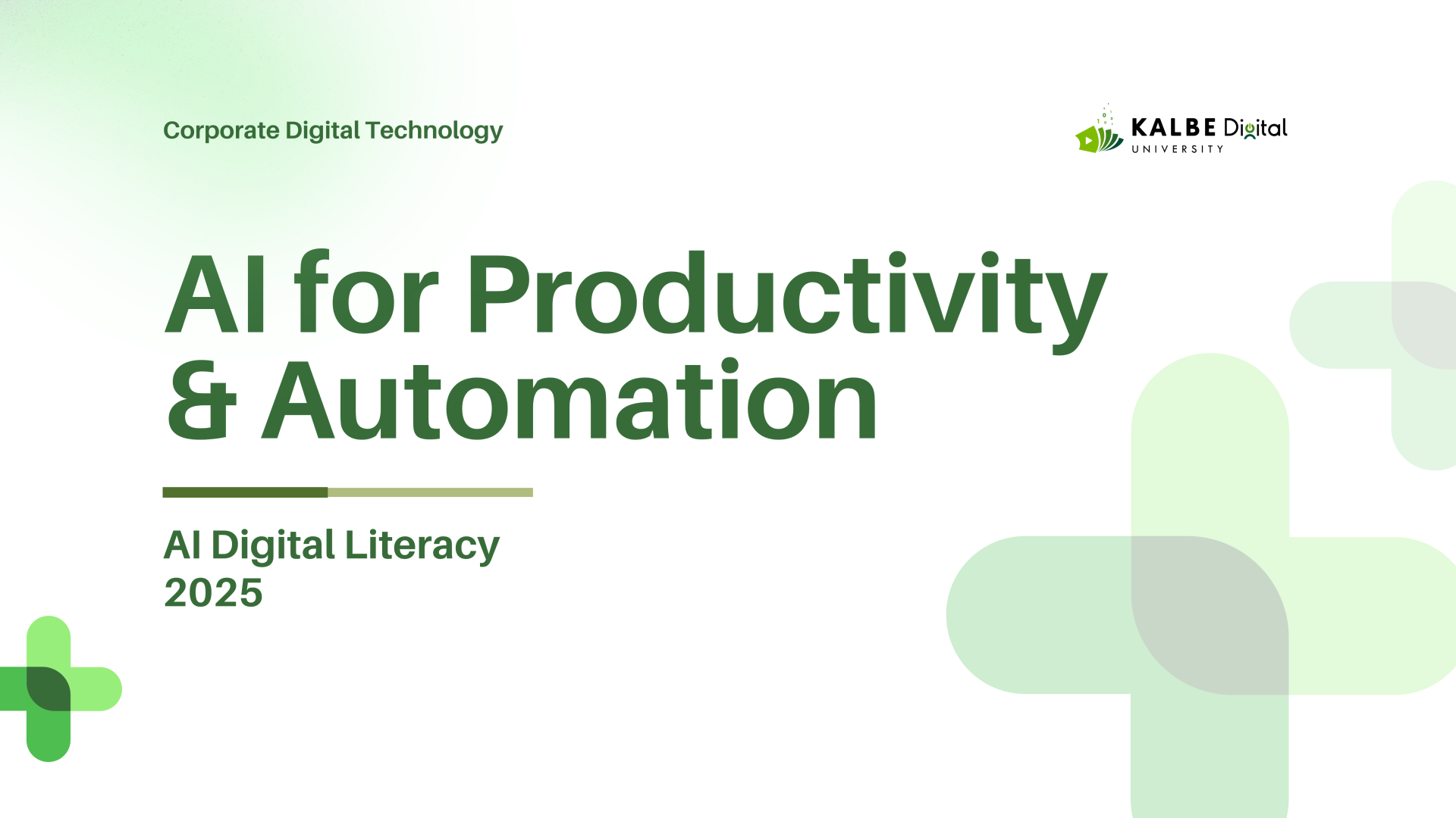 Ai For Productivity And Automation