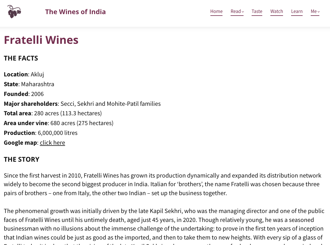 Home [www.thewinesofindia.com]