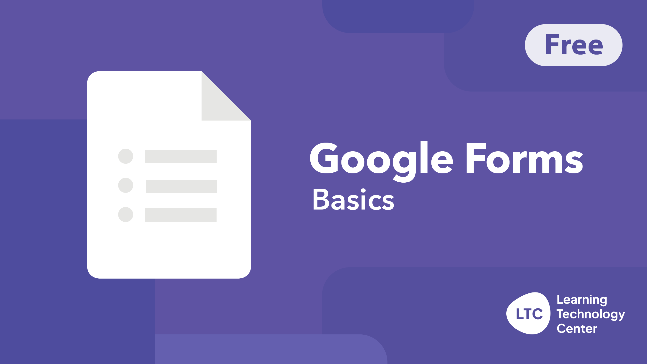 Google Forms Basics