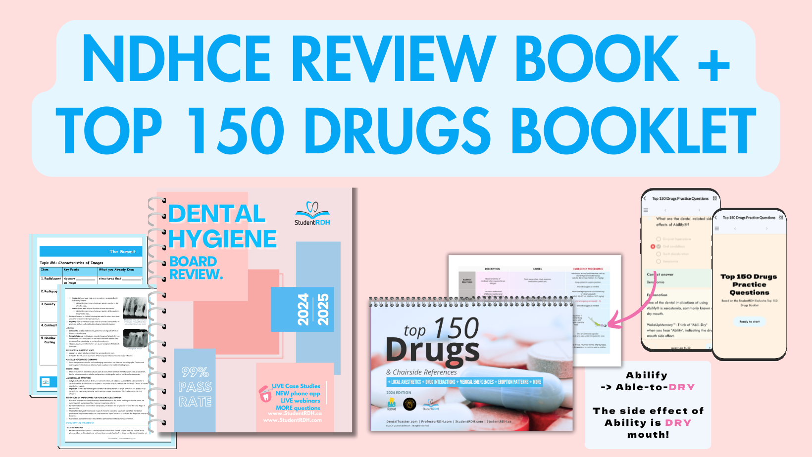 Review Book + Top 150 Drugs Booklet