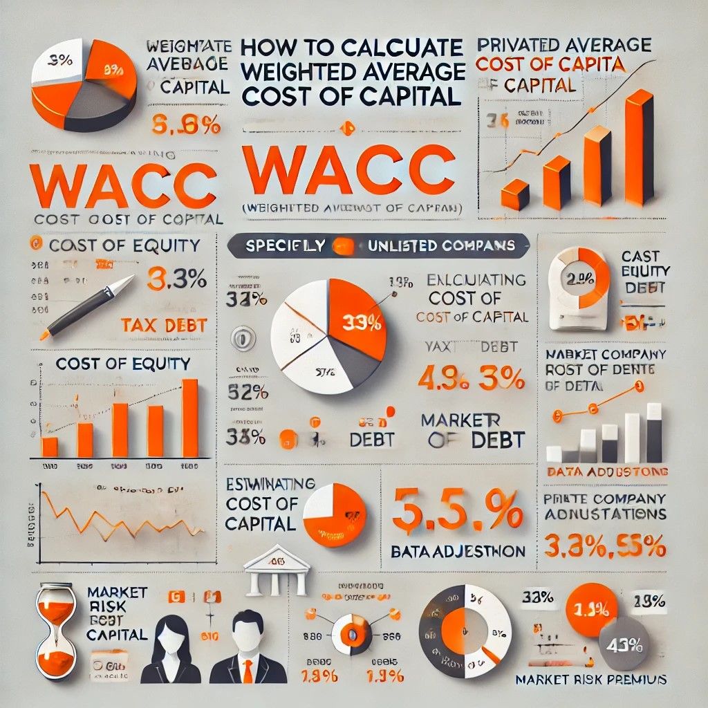비상장회사의 가중평균자본비용(WACC) 계산 방법