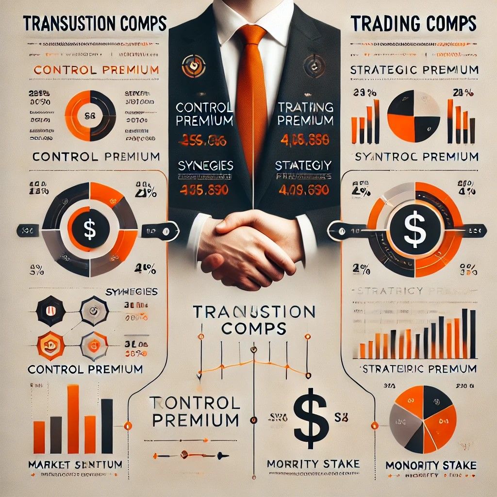 왜 Transaction Comps가 Trading Comps보다 높은 값을 가지는가?