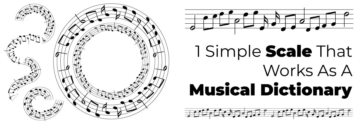 Guitar Music Theory: 1 Simple Scale That Works As A Musical Dictionary
