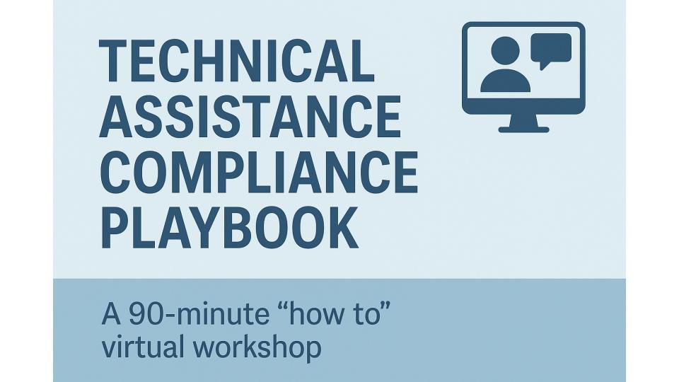 TA Compliance Playbook Series