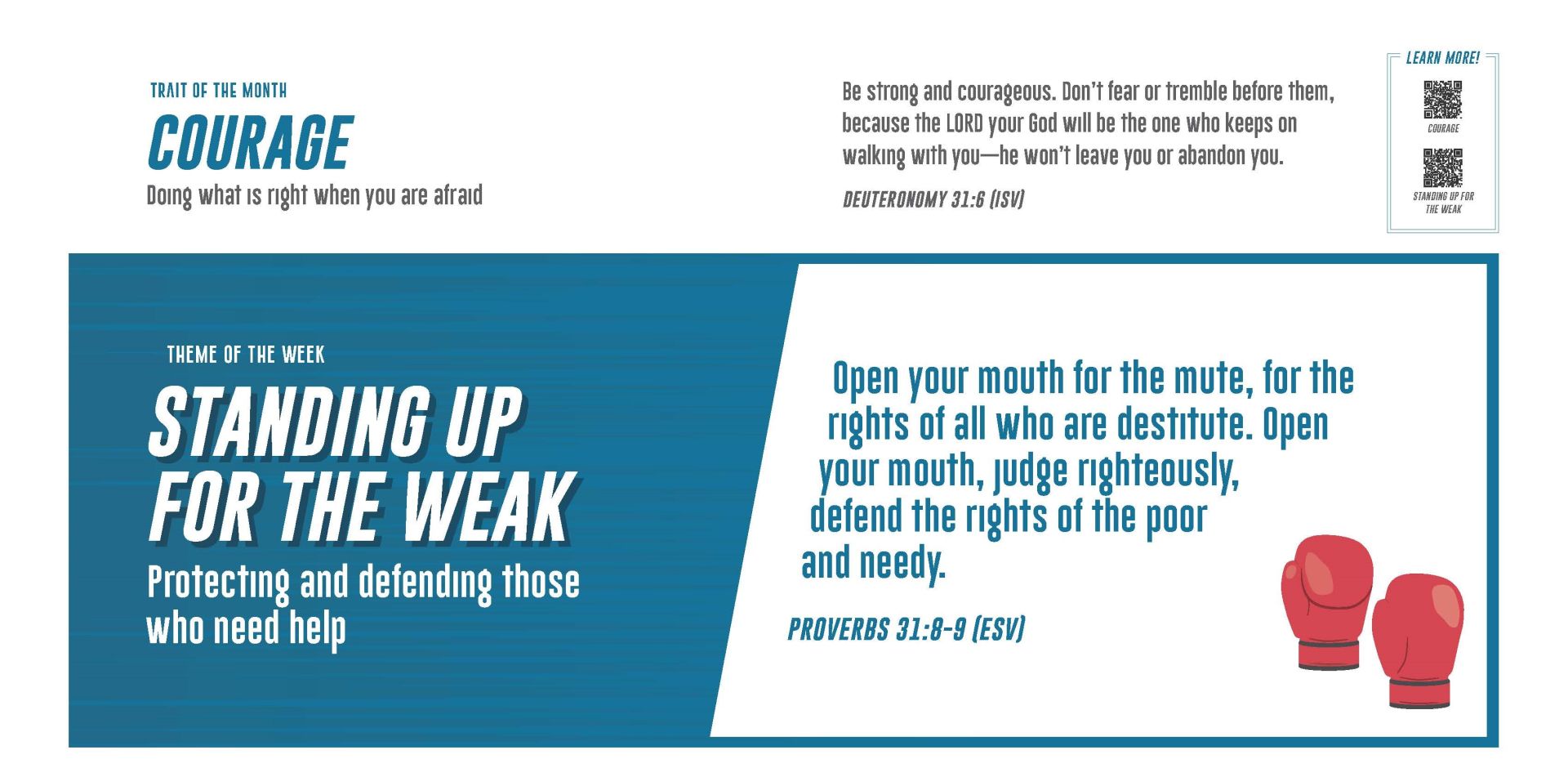 Standing Up for the Weak