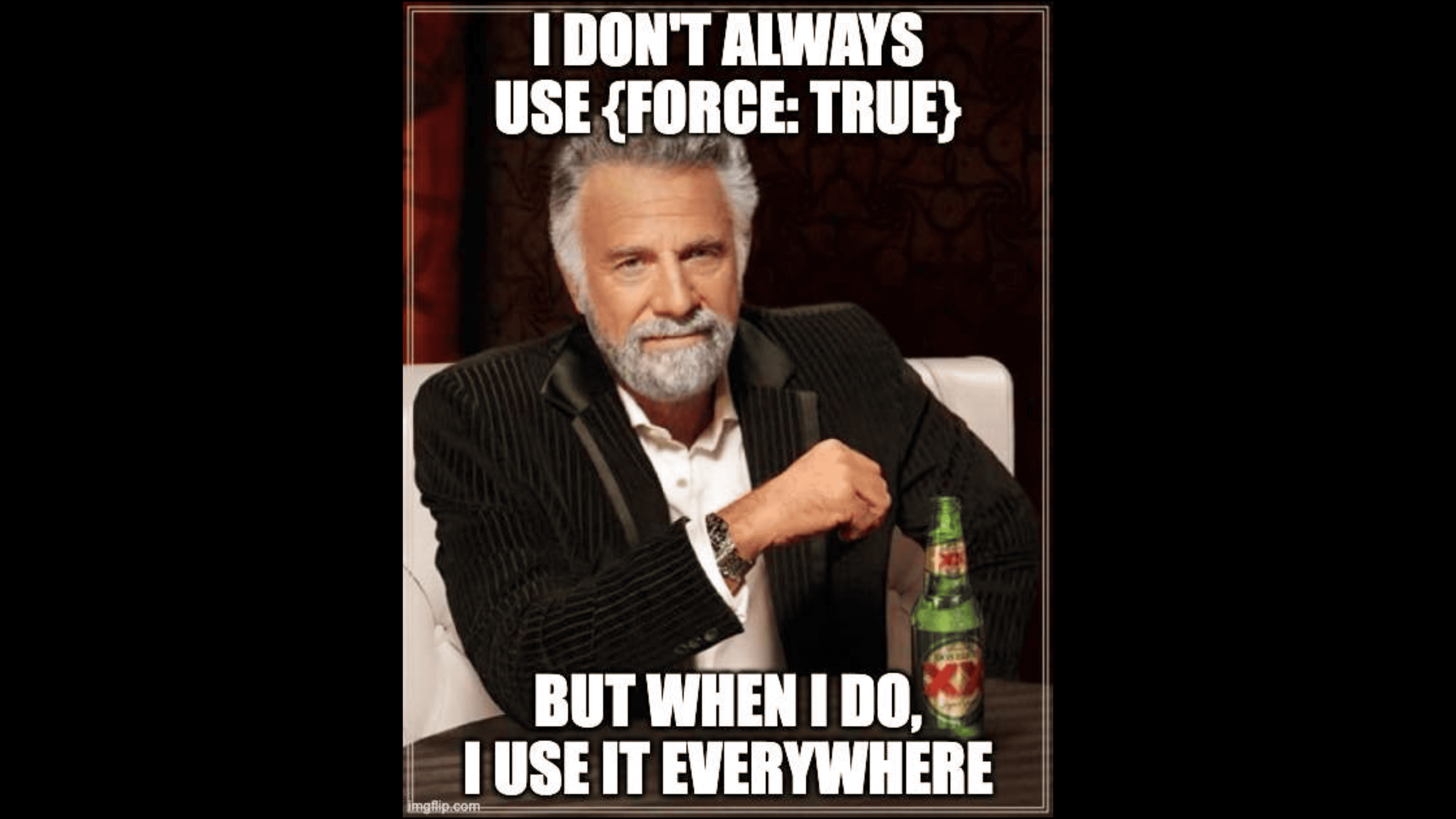 The {force: true} flag in the Playwright. How to use is correctly