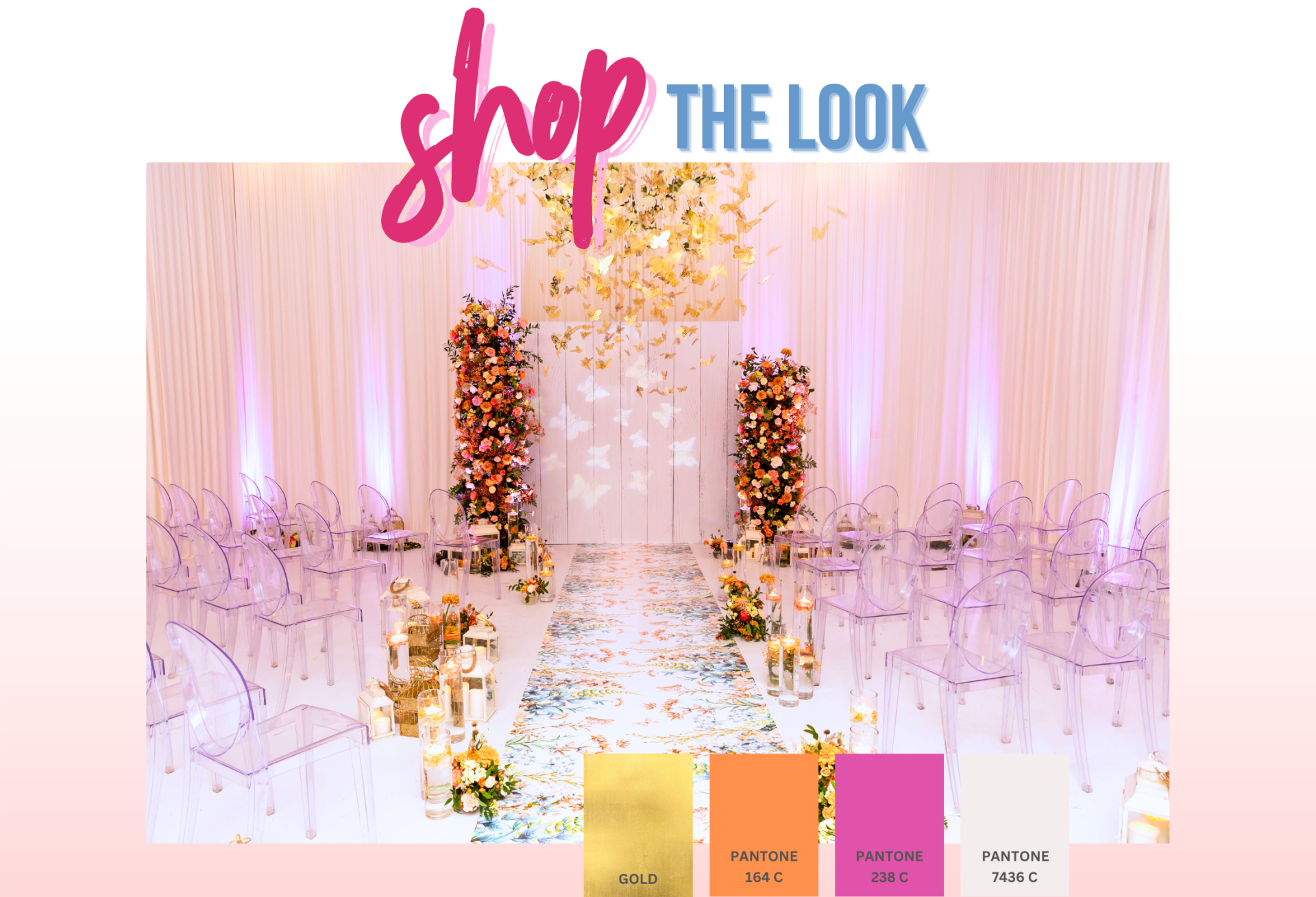 Shop The Look! Just 5 simple products to recreate this wedding ceremony