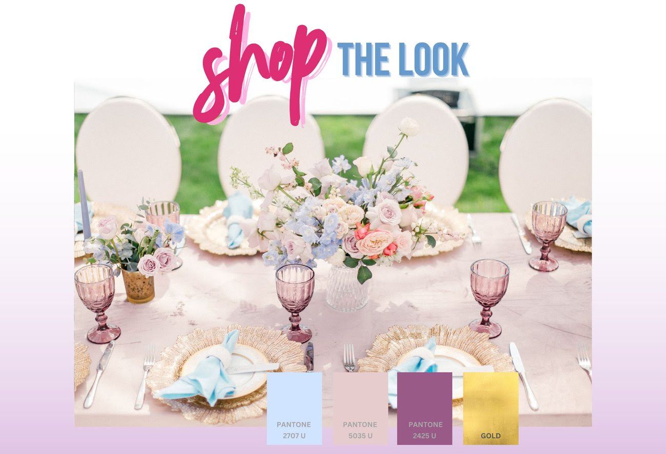 Drum Up a Dreamy, Warm, Endearing Table Top Design with Pastels!