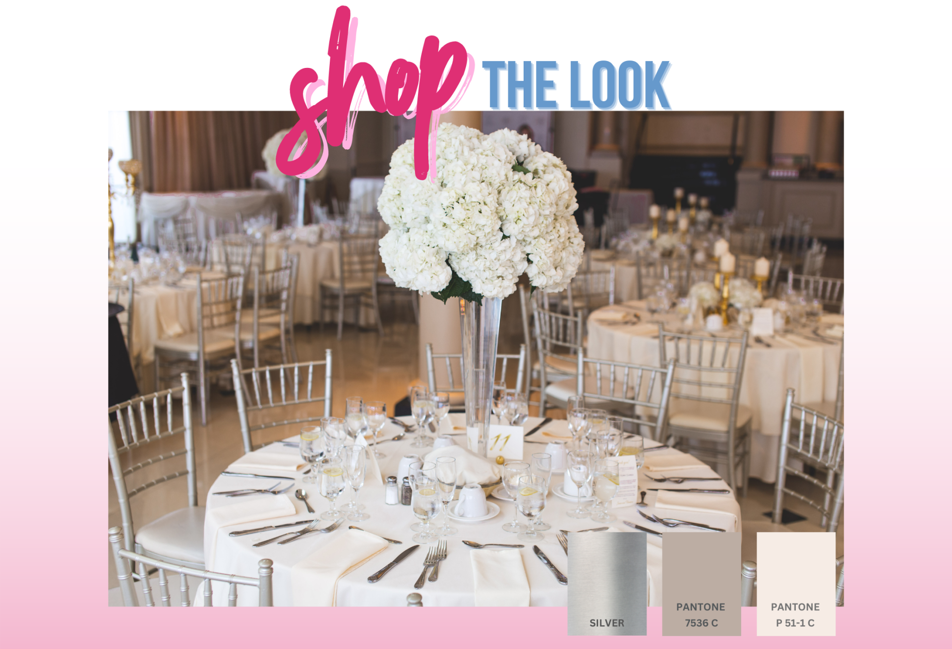 Shop The Look! An 🤍 Elegant Reception Anyone Can Re-create!