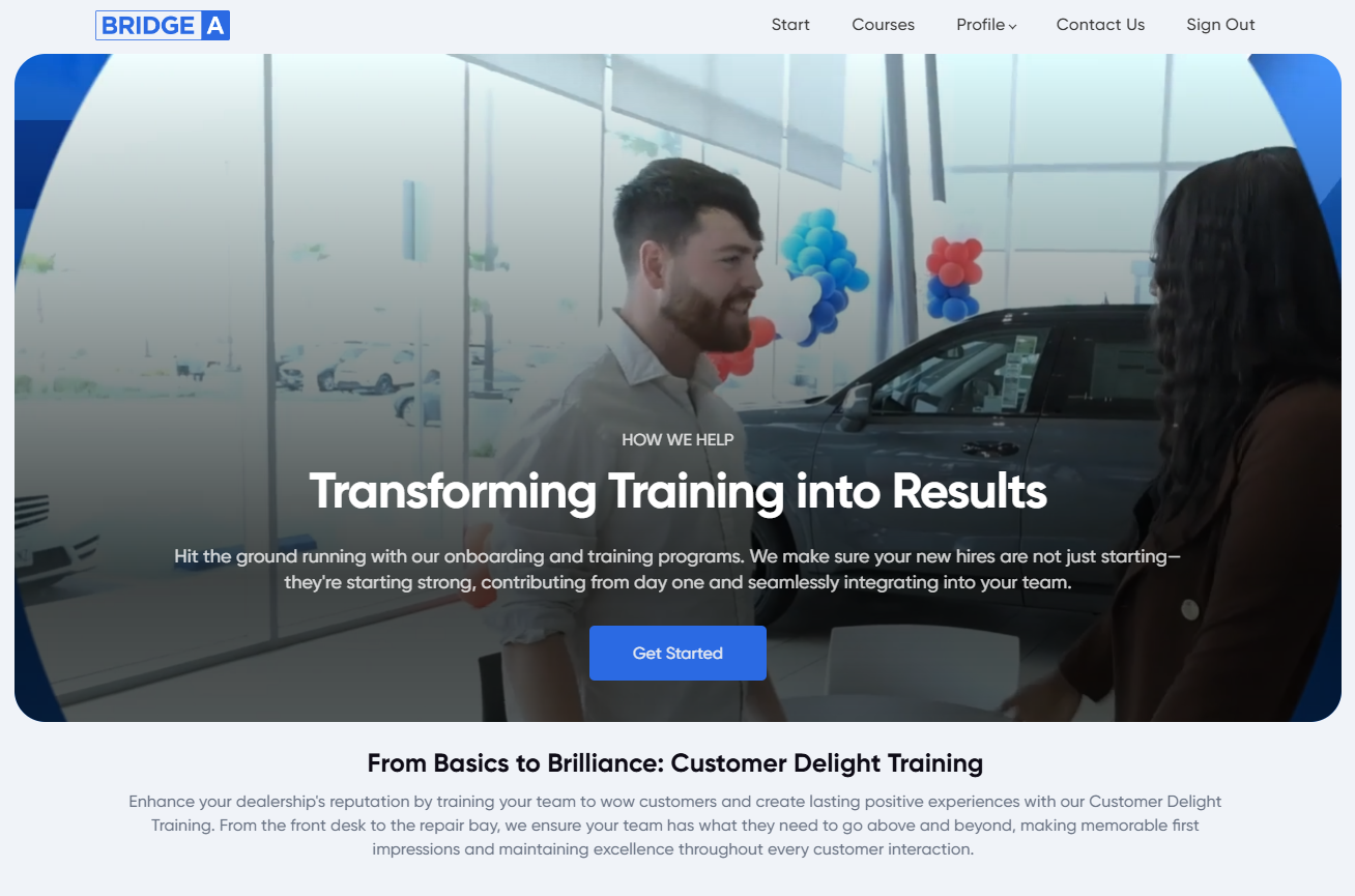 Bridge Academy | Transforming Training into Results