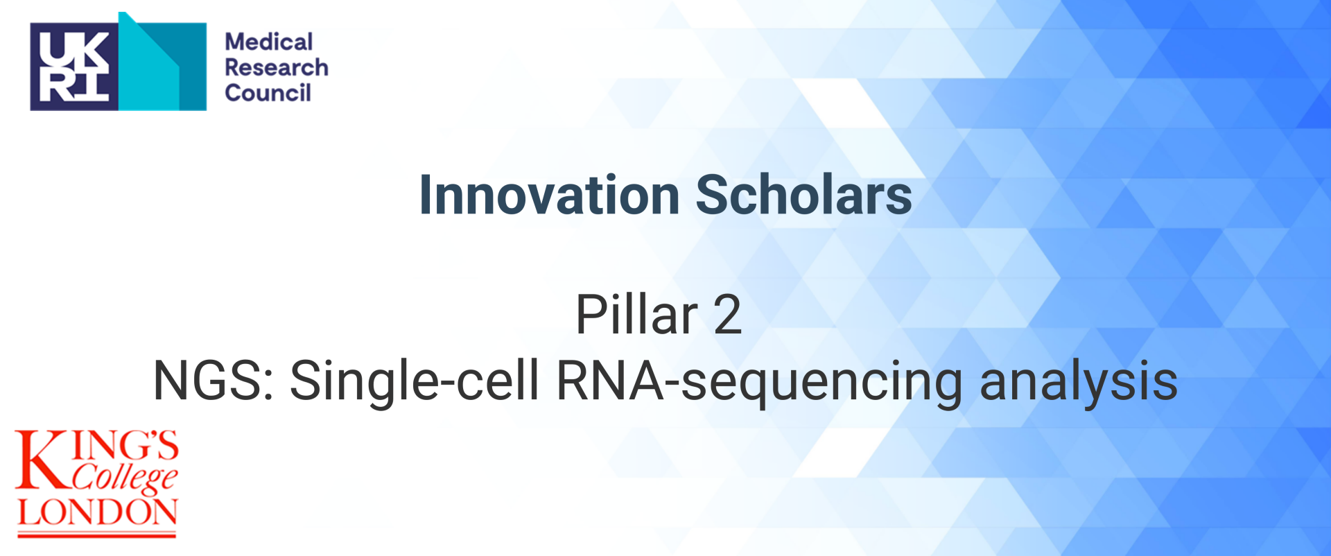 NGS: Single-cell RNA-sequencing Analysis NGS: Single-cell RNA-sequencing Analysis