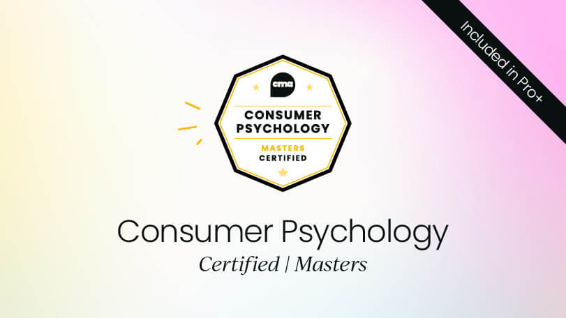 Consumer Psychology Certified | Masters