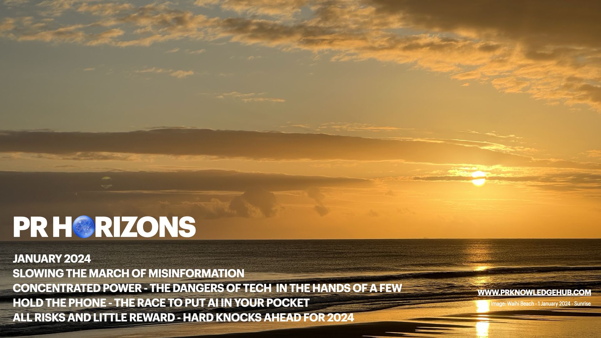 PR Horizons - Thinking ahead for 2024