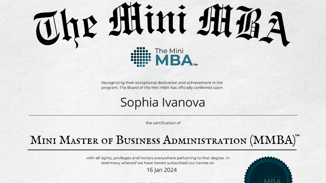 Most Affordable Online Mini MBA