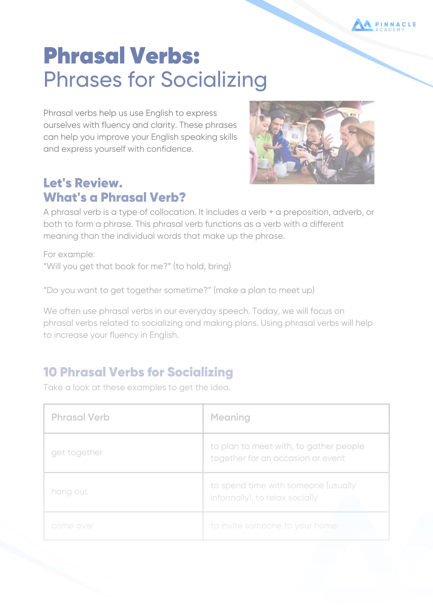 Verb Combinations PDF Bundle