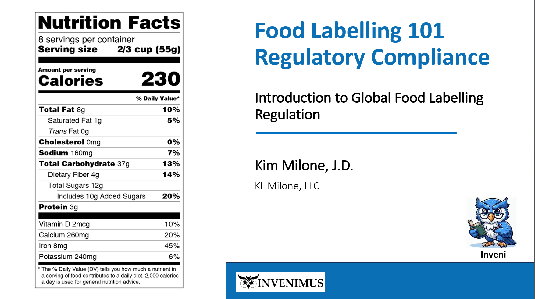 Food Labelling Compliance 101 Intro