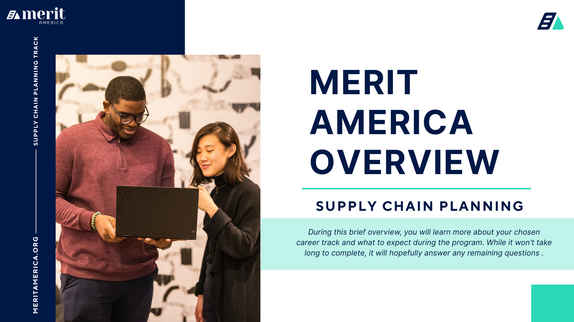 Merit America Overview - Supply Chain Planning
