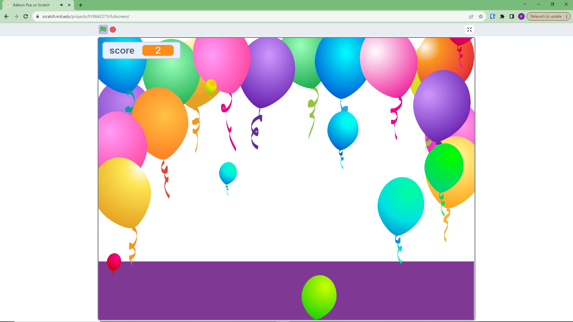 Balloon Pop - Scratch