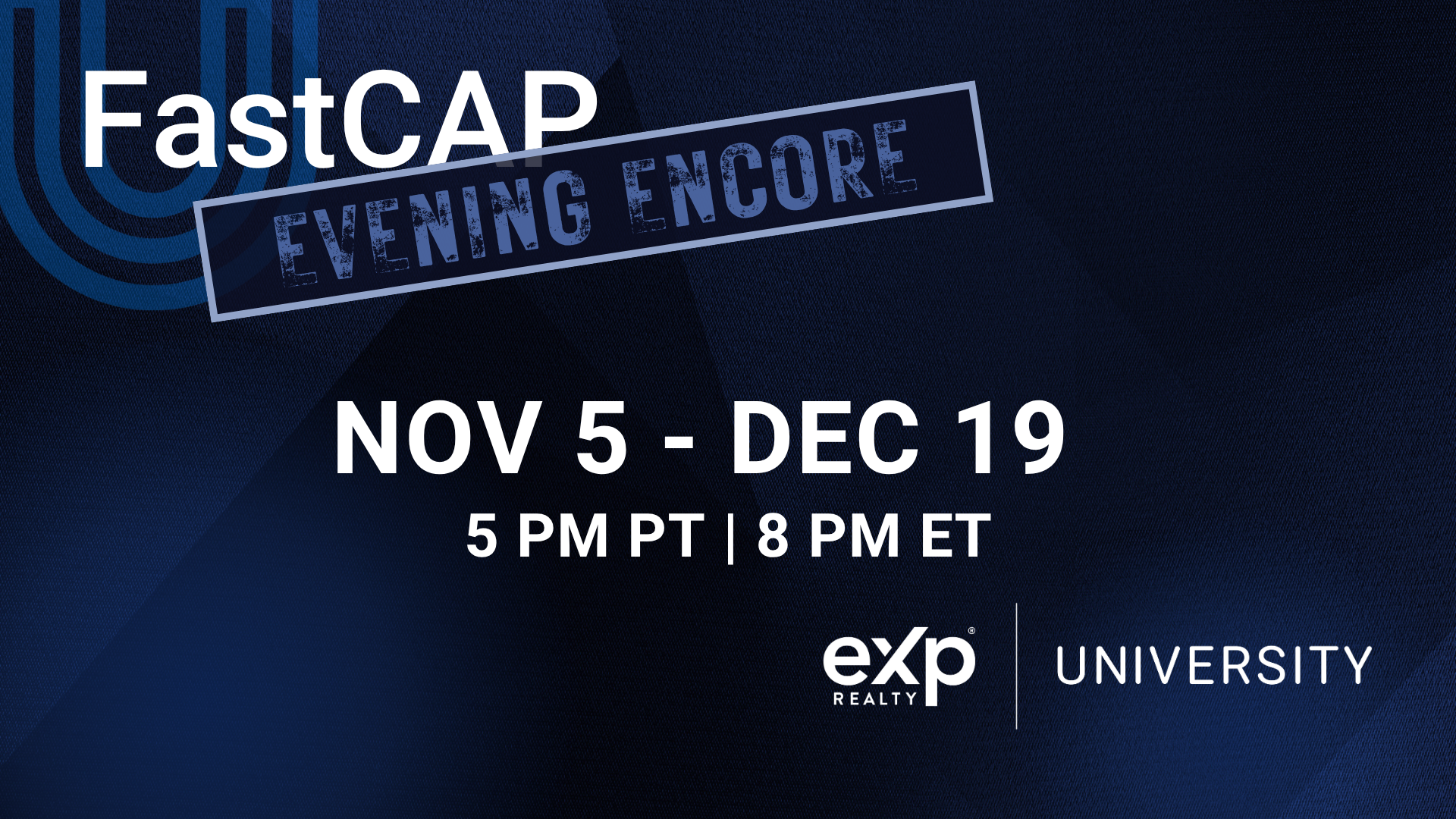 FastCAP Evening Encore Nov 2025