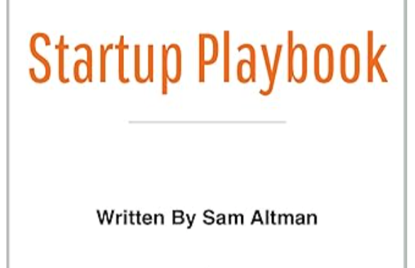 Startup Playbook