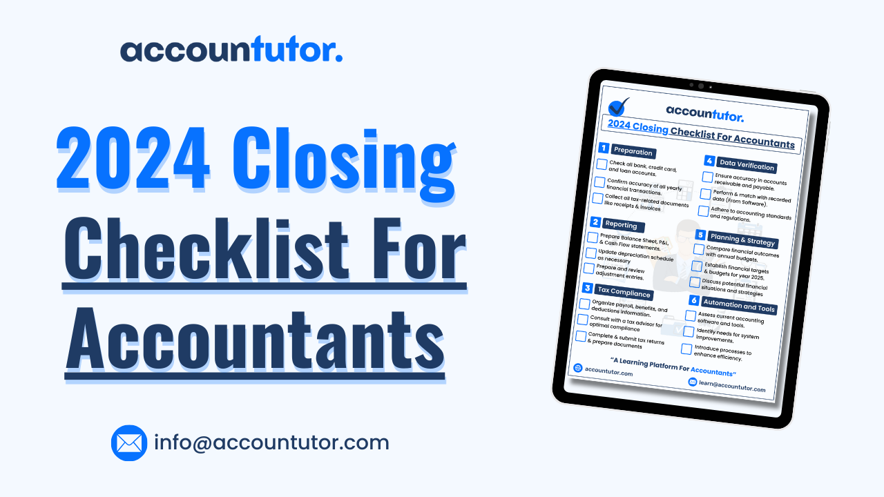 Download 2024 Closing Checklist For Accountants