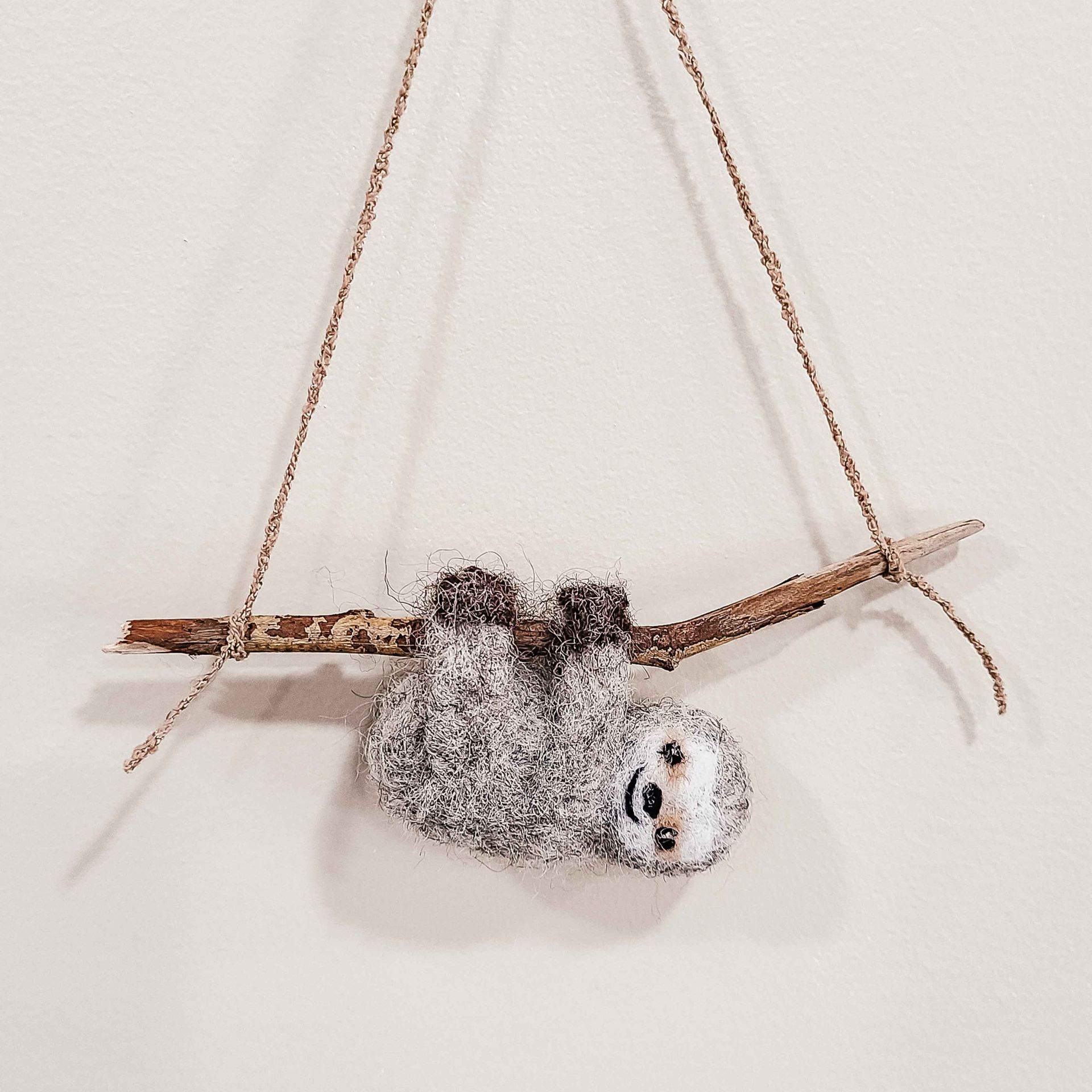 Baby Sloth Needle Felt Tutorial