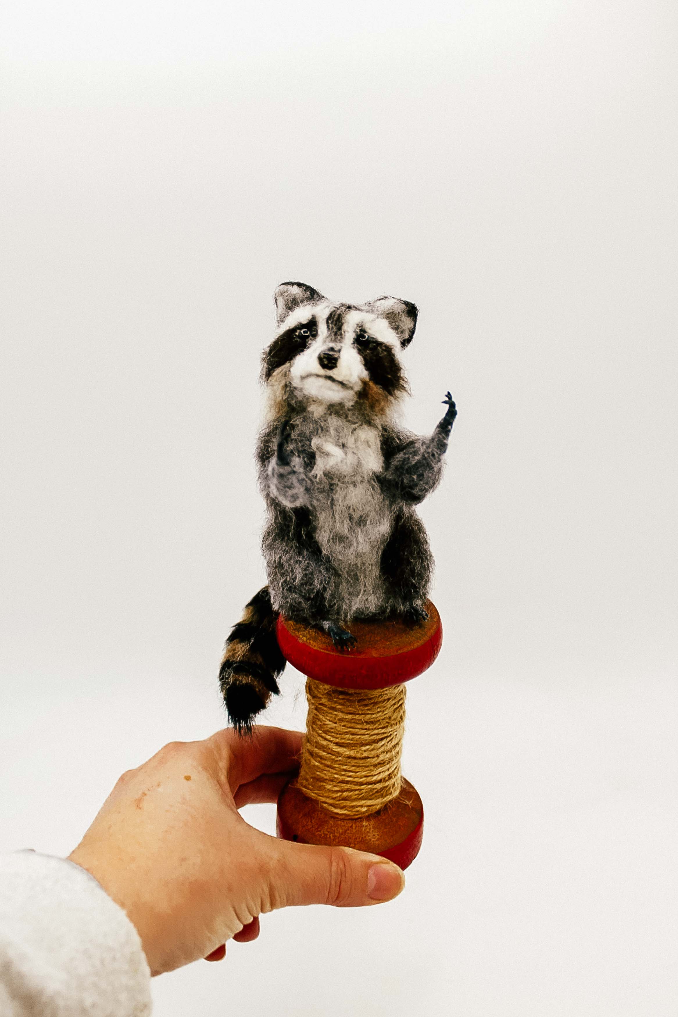 Baby Raccoon Needle Felt Course