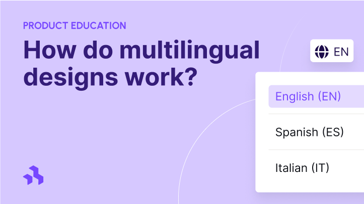 How to design multilingual emails and landing pages