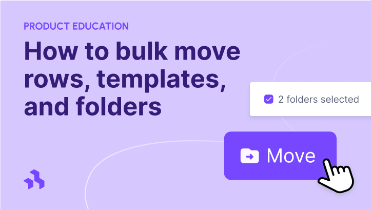 How to bulk move rows, templates and folders in Beefree How to bulk move rows, templates and folders in Beefree