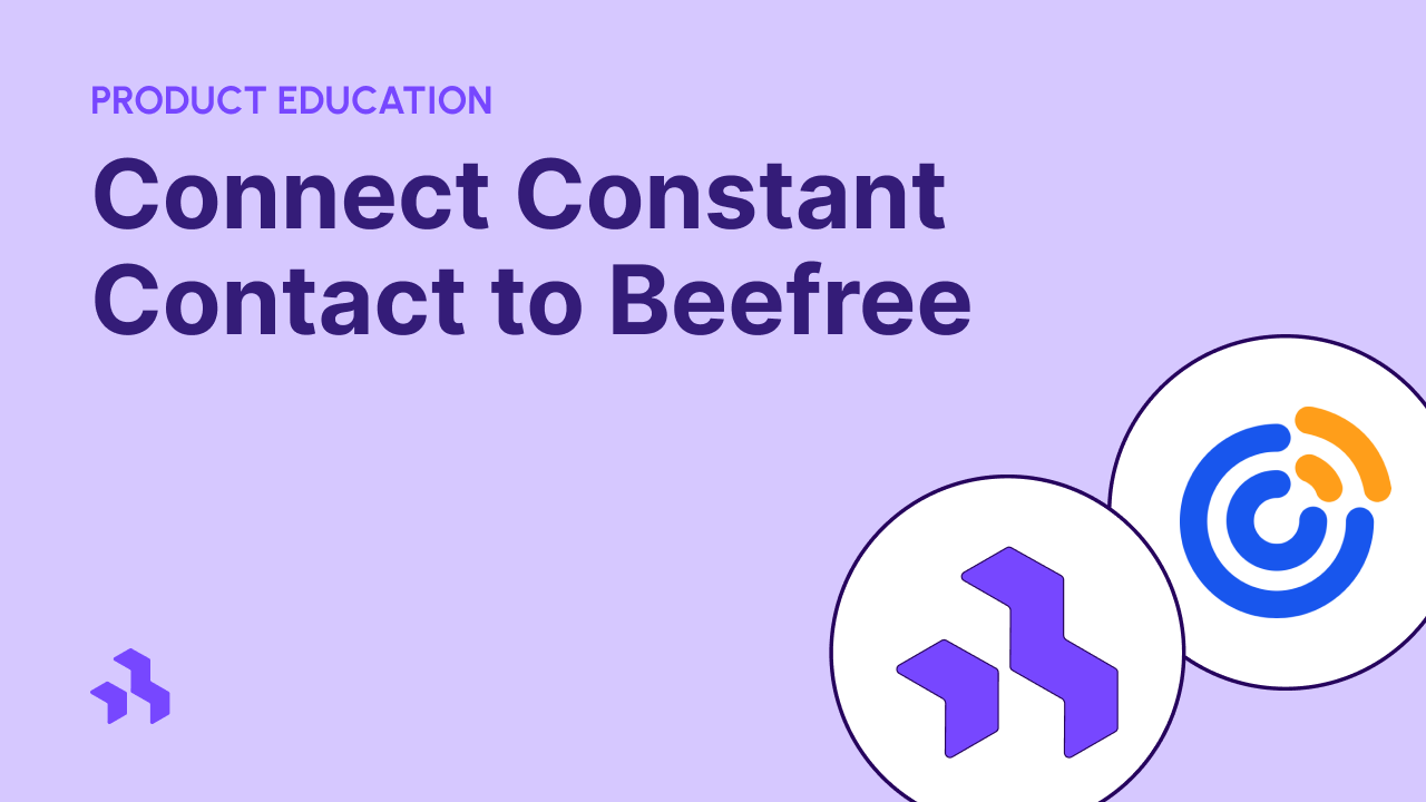 How to connect Constant Contact to Beefree