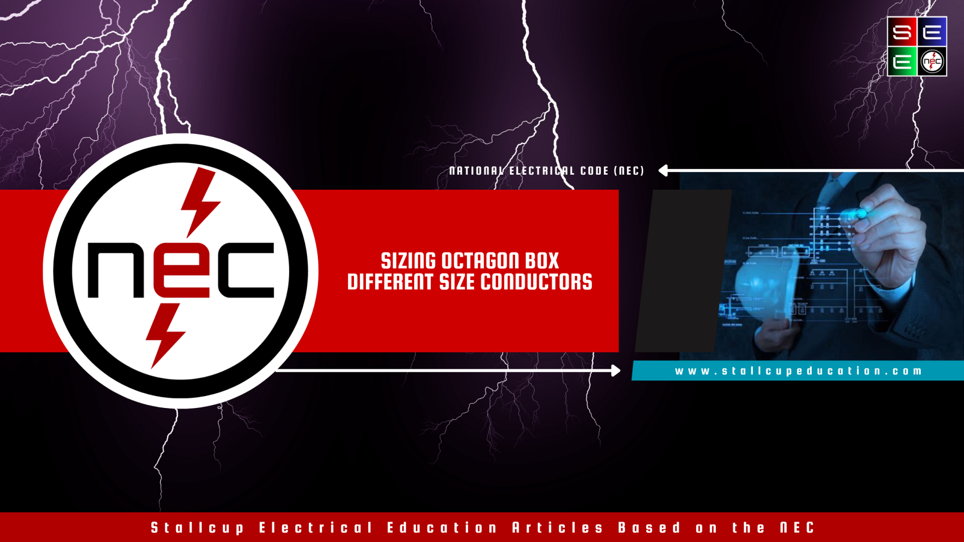 Sizing Round or Octagonal Boxes - Different Size Conductor