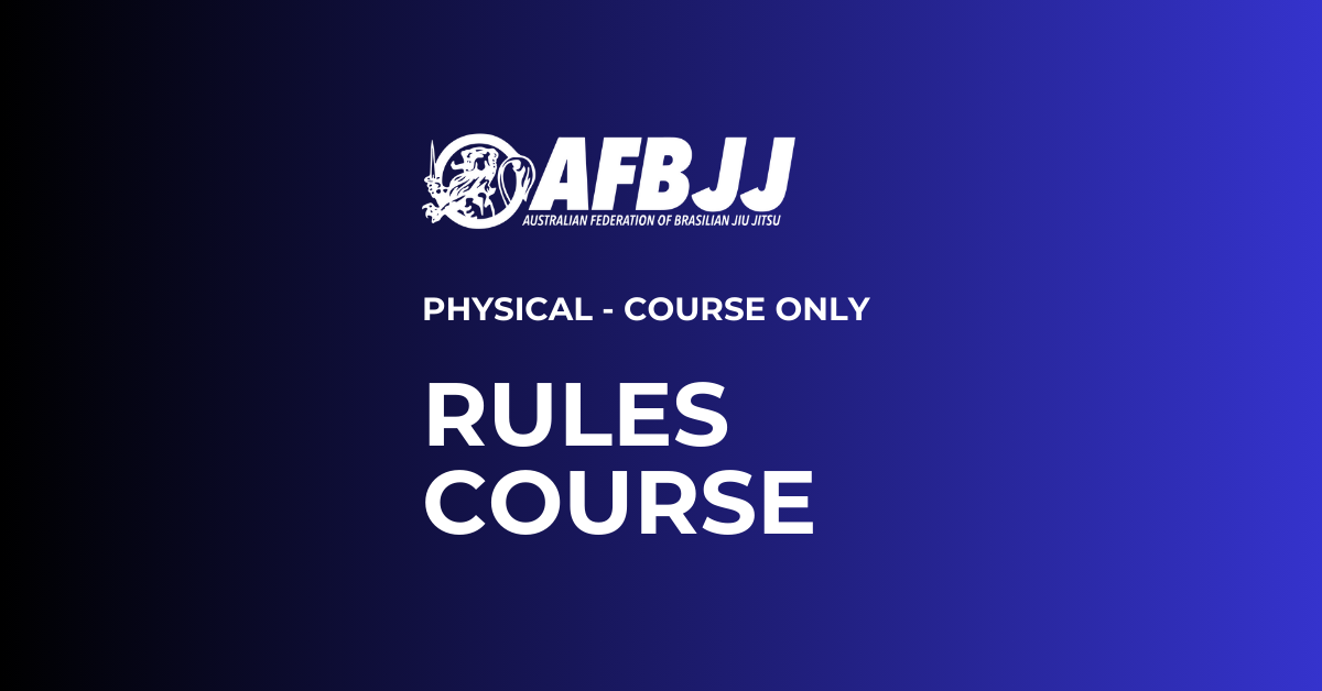 Thursday, 14th August. Physical Rules Course - Course Only