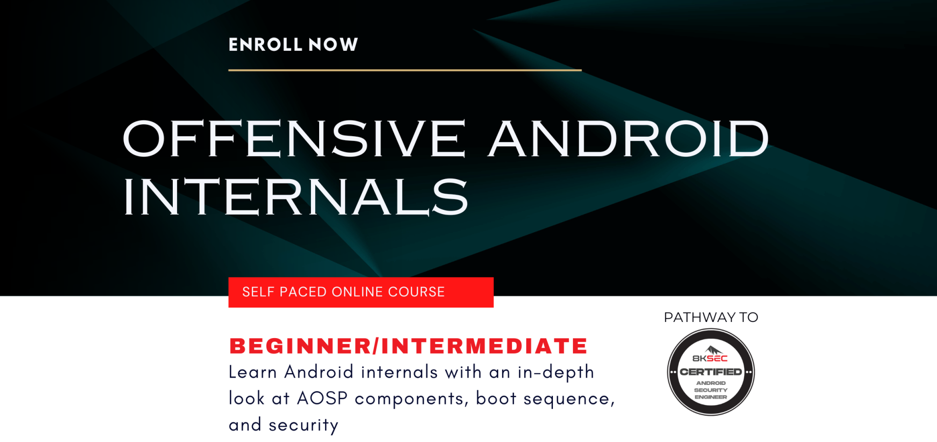 On Demand Offensive Android Internals Course Android Security Course