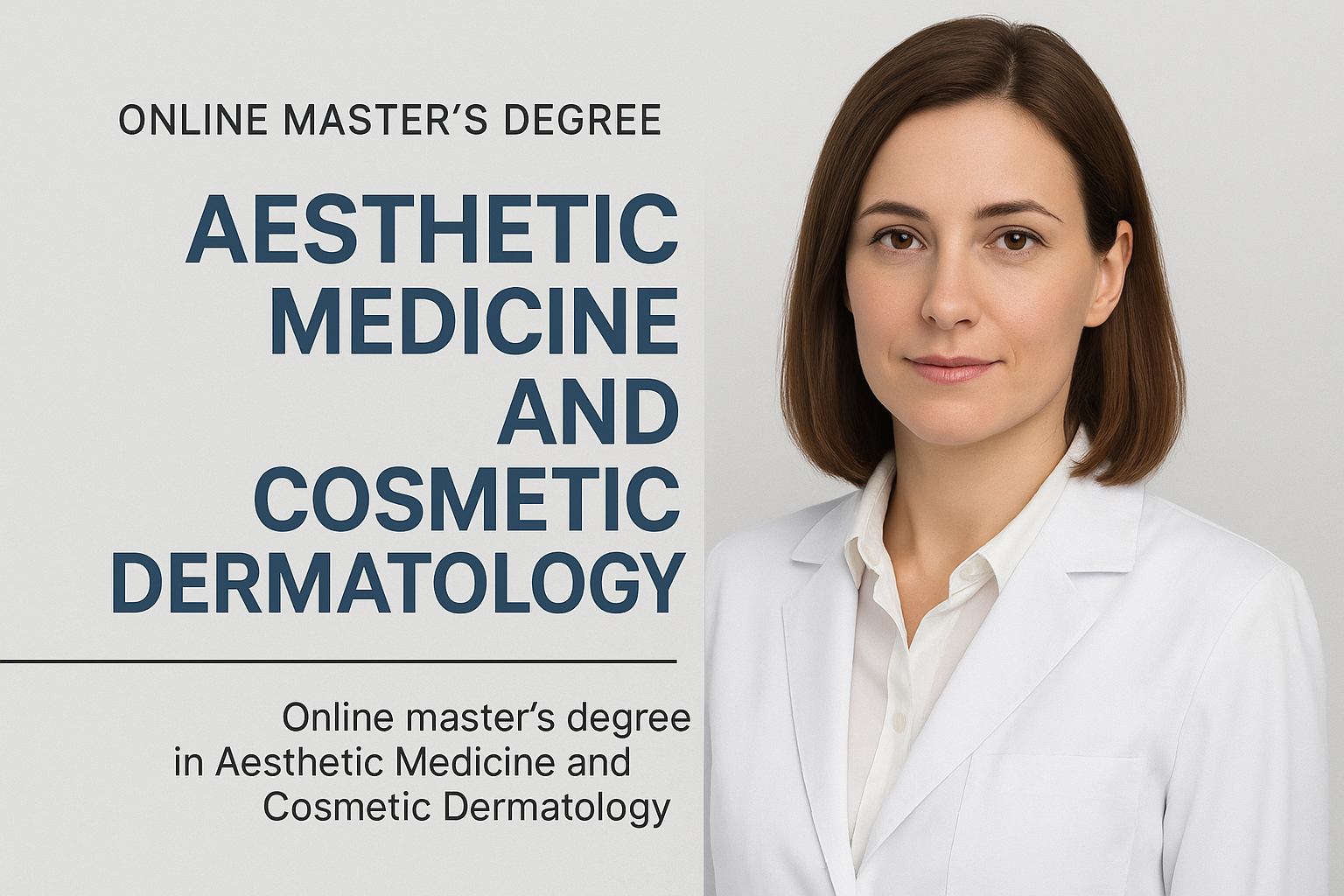 Online Master’s Degree in Aesthetic Medicine & Cosmetic Dermatology