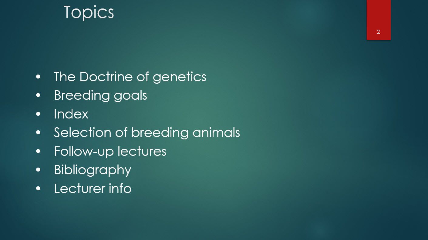FA-JJ-17 Introduction to sheep breeding