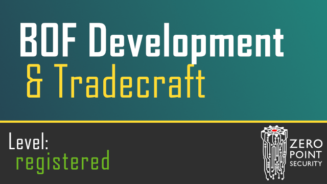 BOF Development & Tradecraft