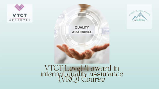VTCT Level 4 Award in the Internal Quality Assurance / IQA / V1 (VRQ ...