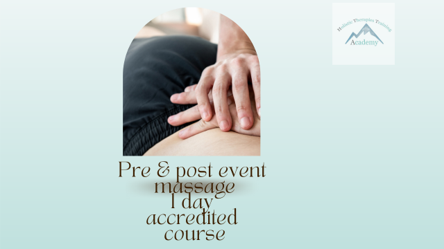 Pre & Post event massage 1-day accredited training course - BIDEFORD VENUE
