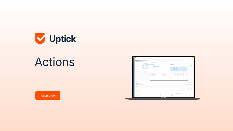 Desk Advanced - Actions