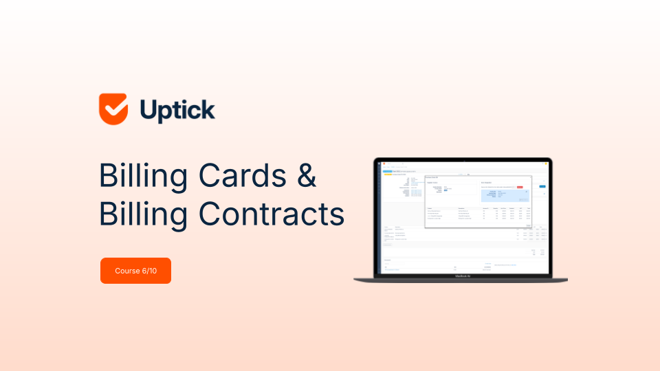 Desk Basics - Billing Cards and Billing Contracts