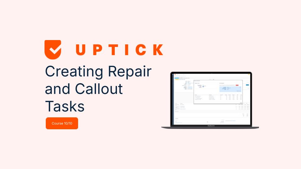 Desk Basics - Creating Repair and Callout Tasks