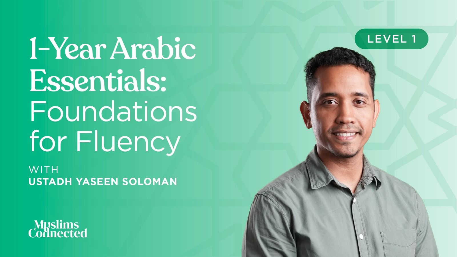 1-Year Arabic Essentials: A Foundation for Fluency