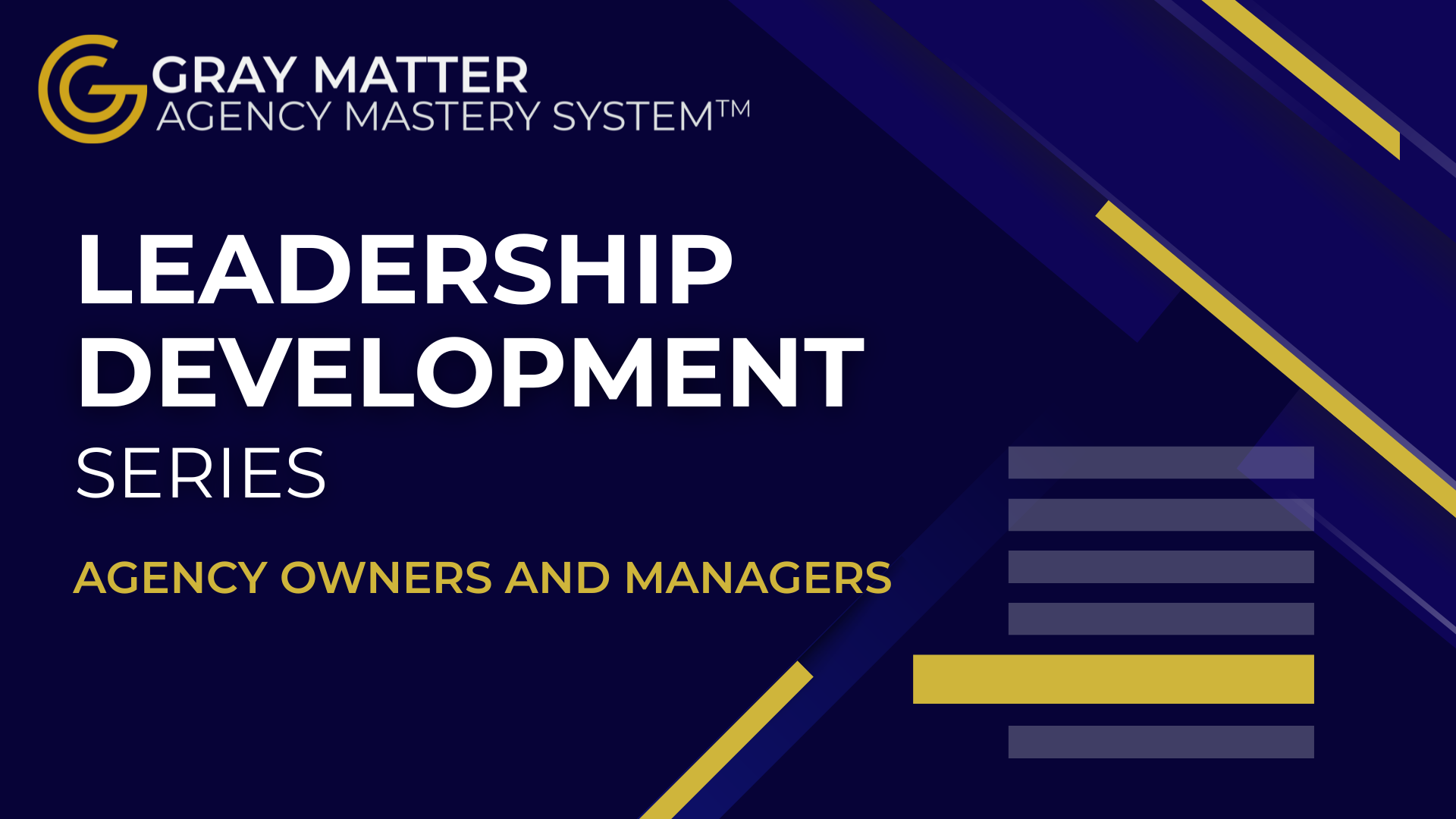 INTRODUCTION TO THE LEADERSHIP DEVELOPMENT SERIES