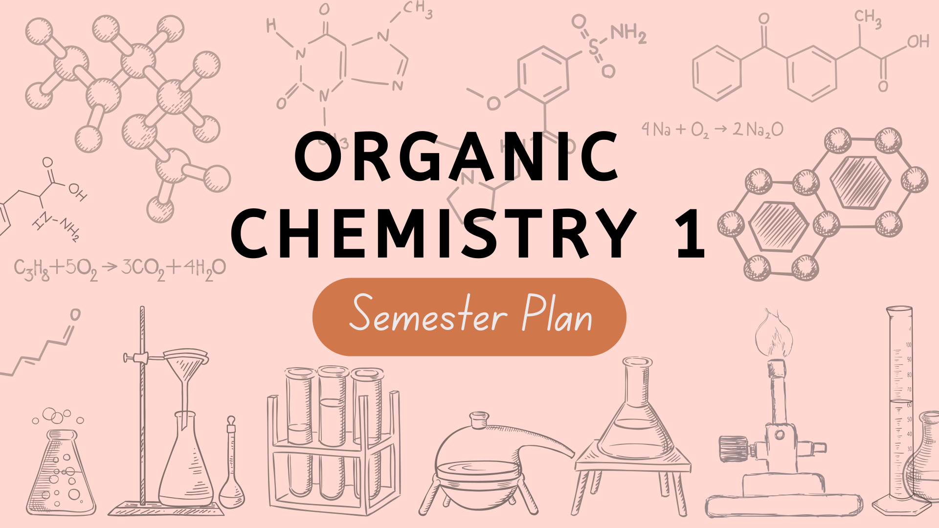 Organic Chemistry 1 Semester Plan