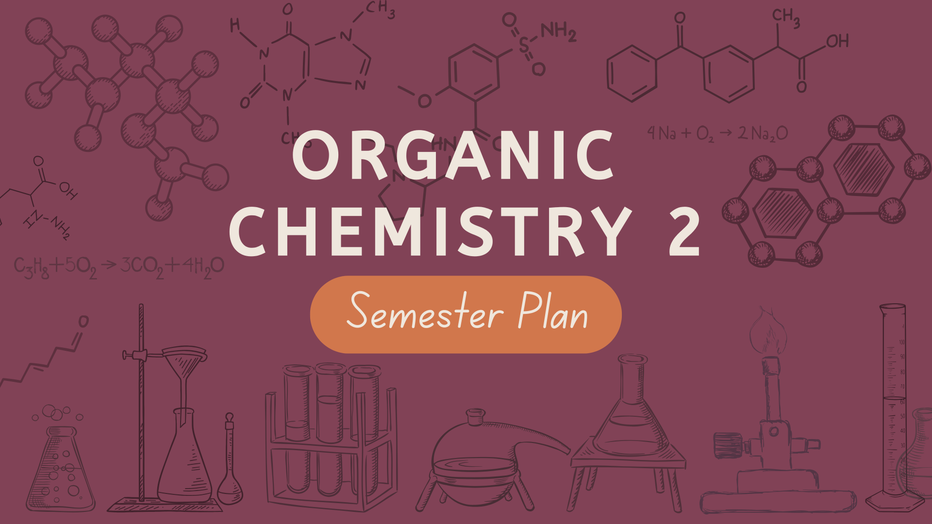 Organic Chemistry 2 Semester Plan