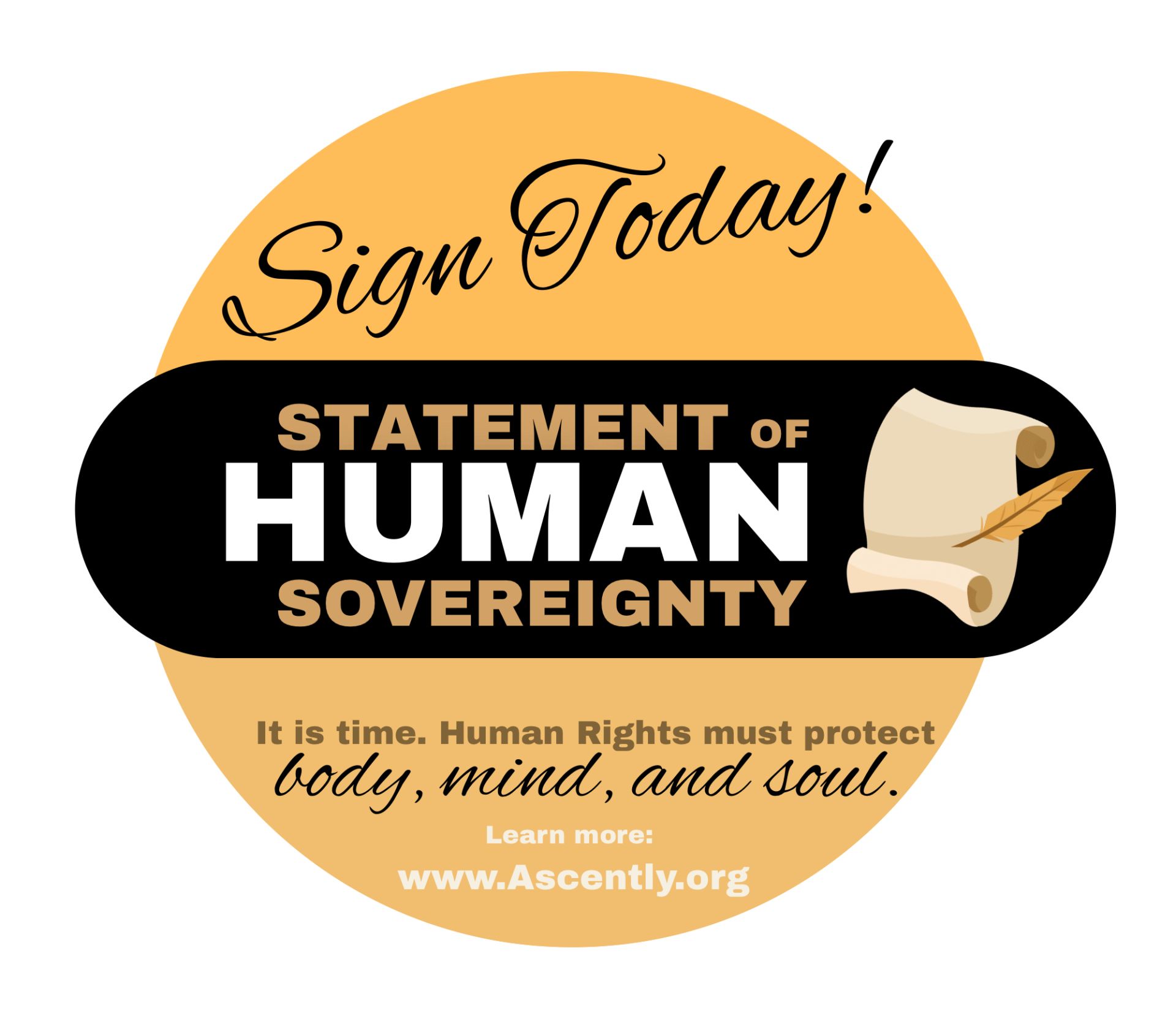 Sign the Statement of Human Sovereignty - Ascently Institute