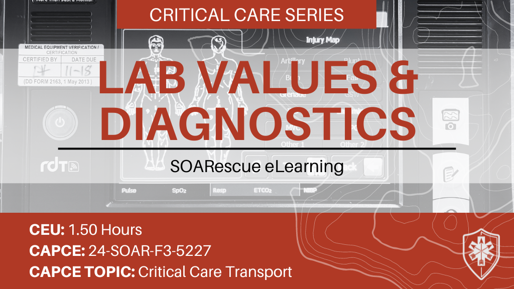 Critical Care Program: Laboratory Analysis and Diagnostic Studies