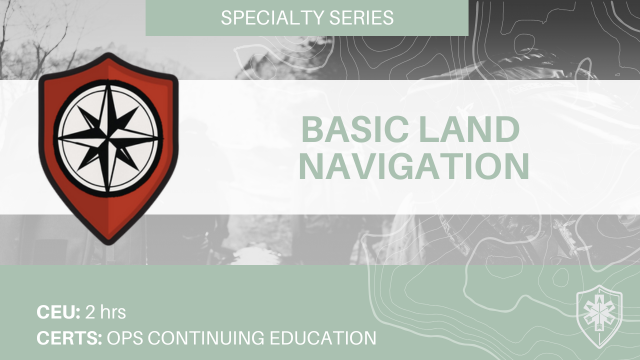 SOARescue Specialty Series: Introduction to Basic Land Navigation