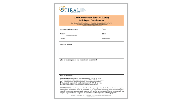 ASH: Self Report (Español)